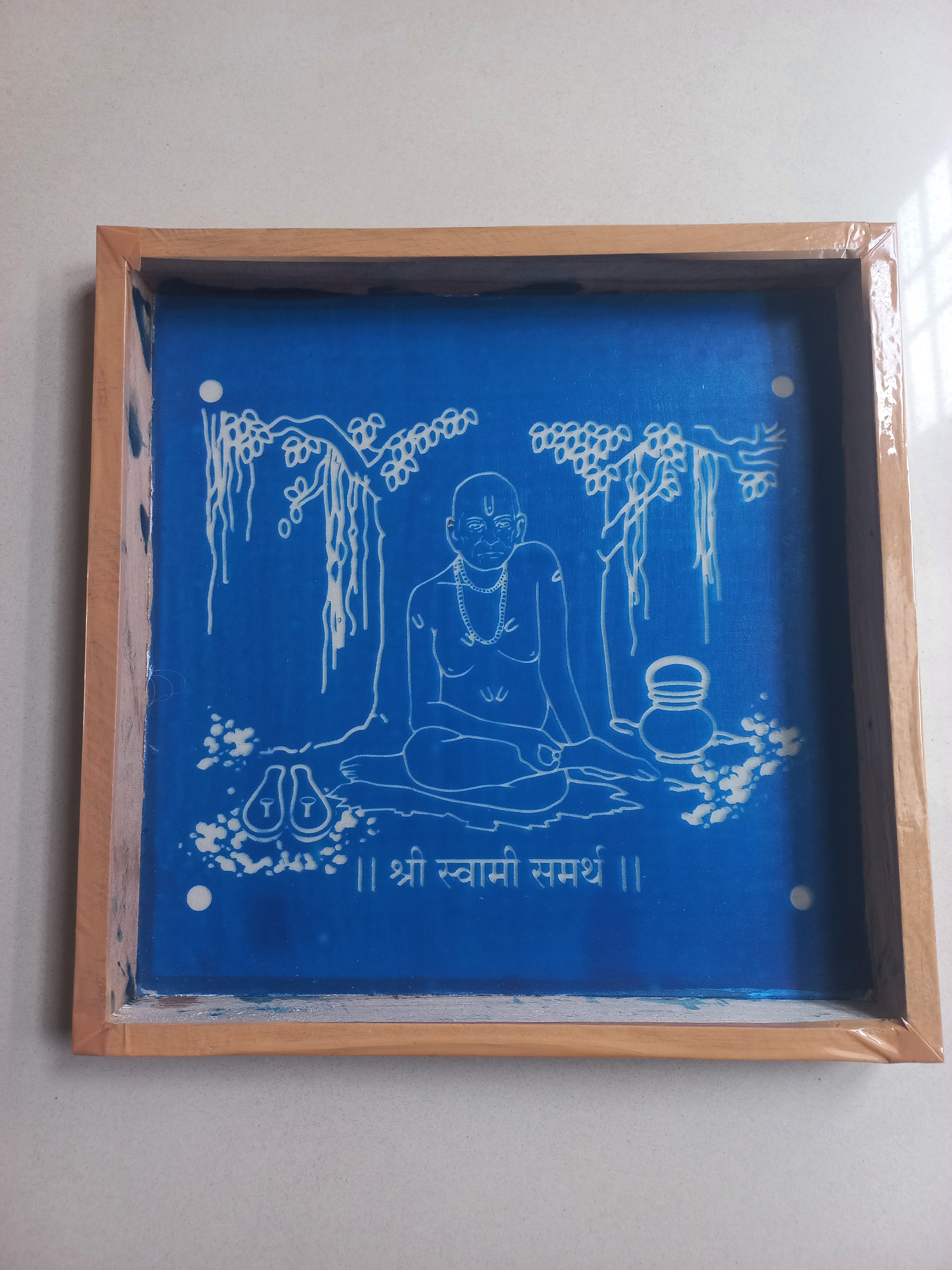 Shri Swami Samarth Rangoli Stencil / Sacha – AR Enterprise, Pune